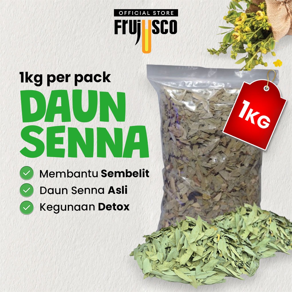 [1kg] Direct Kilang Sennaku 100% Daun Senna / Teh Senna / Sanna Tea ...