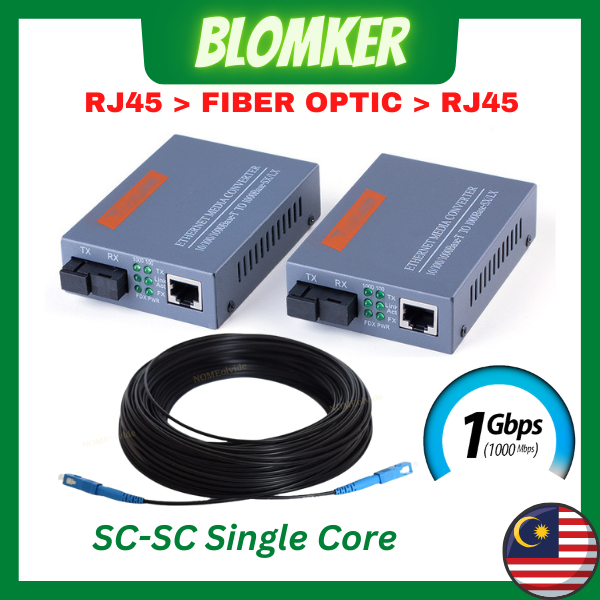 Fiber Media Converter Fiber Optic Media Converter 10/100/1000mbps Fiber ...