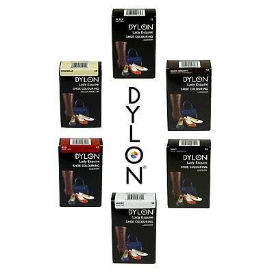 Dylon Lady Esquire Colouring Dye For Leather and Synthetic Shoe Bag ...