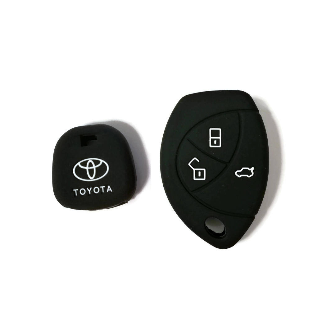 Toyota Vios 2002-2007 Remote Car Key Silicone Key Cover (1 Set ...