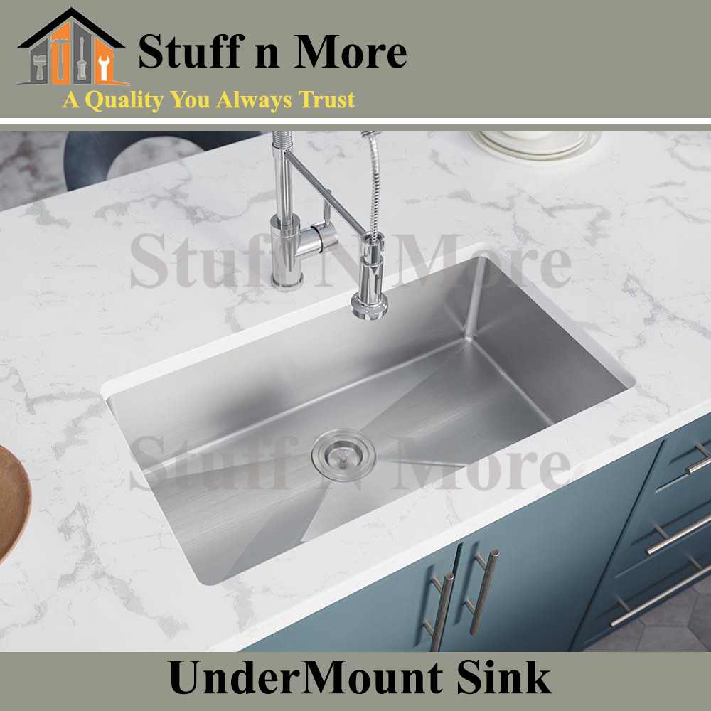 Sinki Dapur Kitchen Sink Stainless Steel Sink Undermount | Shopee Singapore