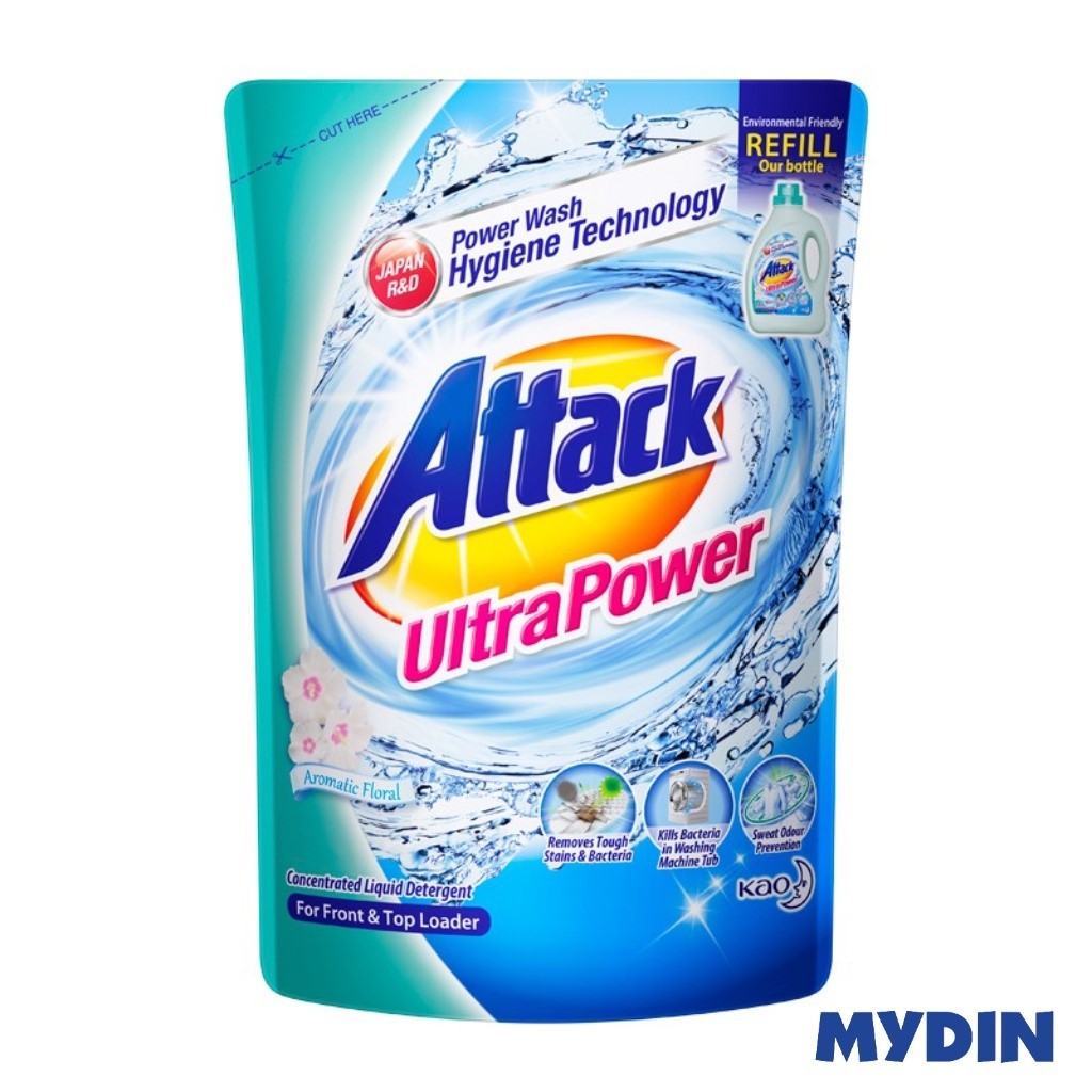Attack Liquid Detergent Ultra Power Refill (1.4kg) | Shopee Singapore