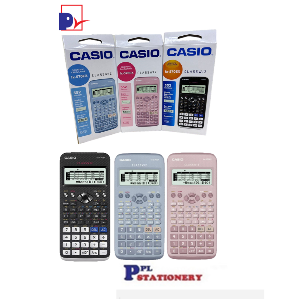 Casio FX-570EX Scientific Calculators - 10 + 2 digits, GCSE/AS/A Level | Shopee Singapore