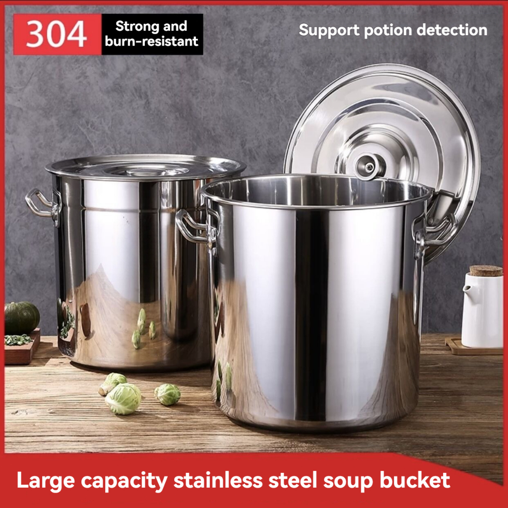 Stainless Steel Pot 45*45cm 70 Liter/ Soup pot multifunctional soup pot ...