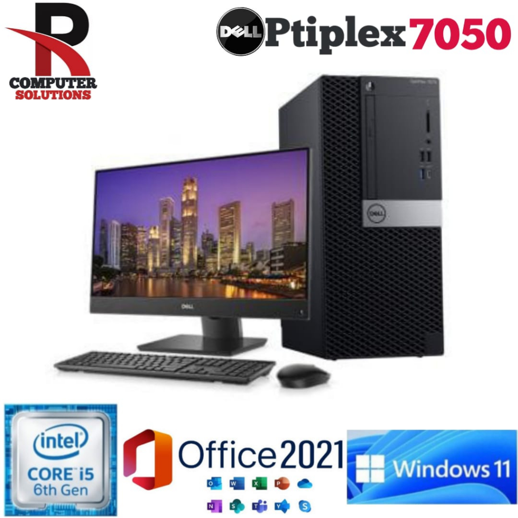 Dell Optiplex PC + Full Set Intel Core i5-6th - i7-6th Gen Refurbished ...