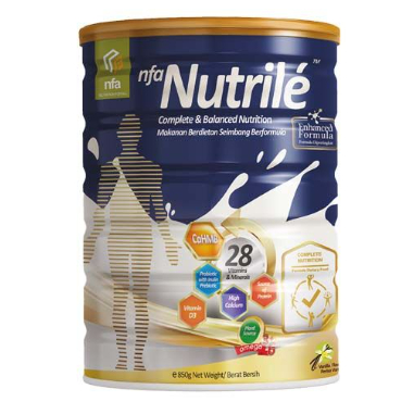 !NFA NUTRILE ADULT COMPLETE NUTRITION 850G EXP:2025 | Shopee Singapore