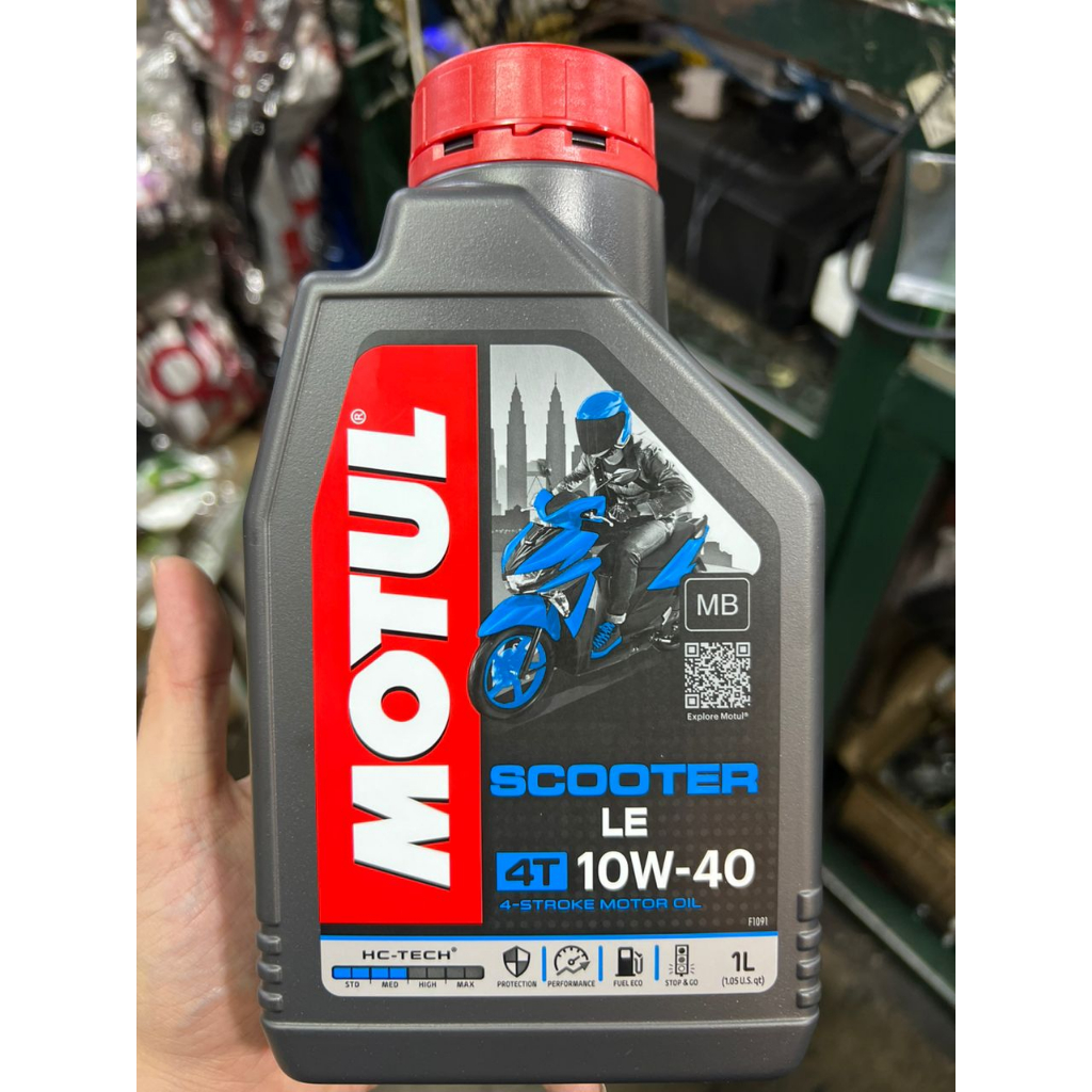 Motul Scooter 10W40 Semi LE Universal Yamaha Ego LC/S Honda Vario ADV ...