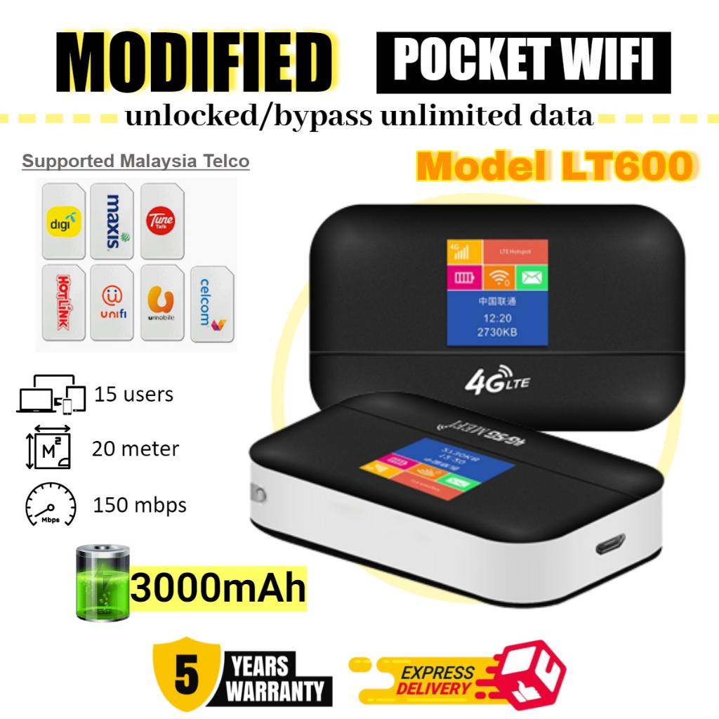 Modem WiFi Modified Unlimited Hotspot Router Modified Unlimited Hotspot ...