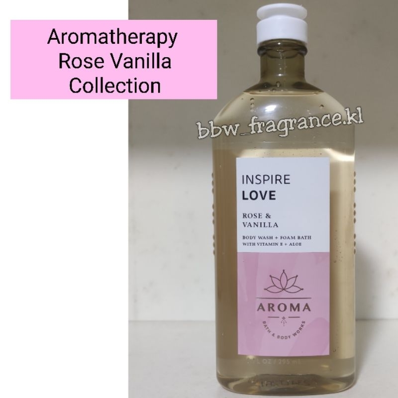 Aromatherapy Love Rose Vanilla Collection Haruman Wangian Badan