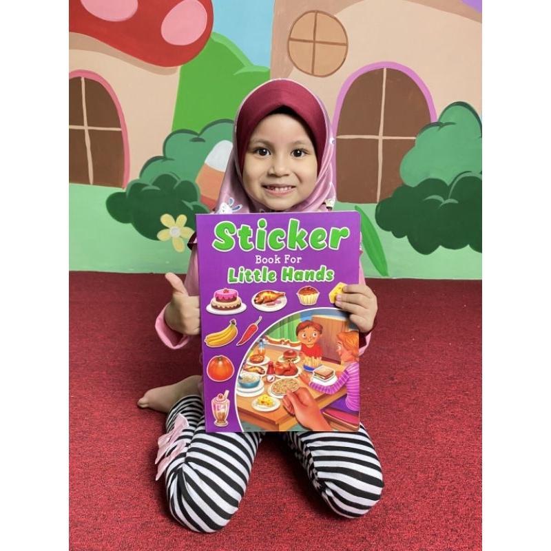 STICKER BOOK FOR LITTLE HAND ( PURPLE) | Shopee Singapore