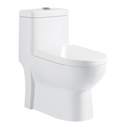 Bathroom One piece Toilet Bowl Bathroom WC Mangkuk Wash Down Flushing ...