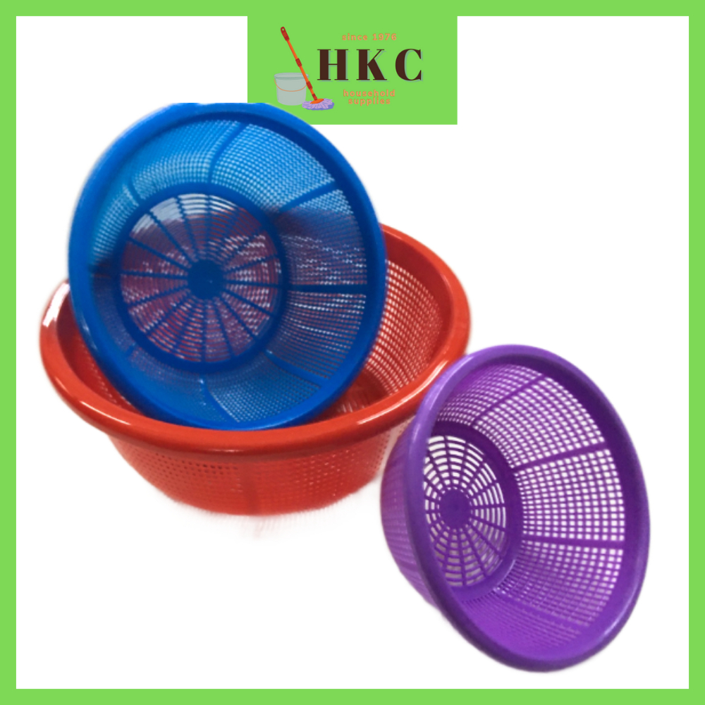 Round Plastic Colander / Tapis Bulat Plastik / Raga Bulat | Shopee ...
