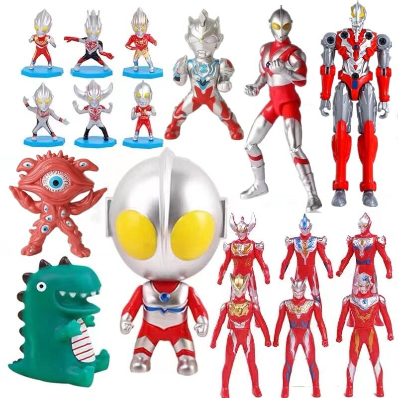 Ultraman cake topper cake topper Baking Salted Egg Superman Ultraman ...