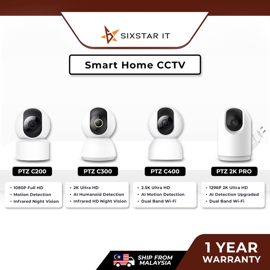 Xiaomi CCTV C200/ C300/C400 / TP-Link Tapo Smart Home Security Camera ...