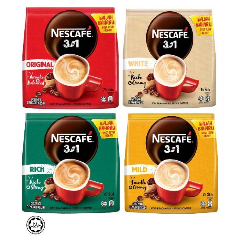 NESCAFE 3 in 1 Premix Coffee ( Assorted ) | Shopee Singapore