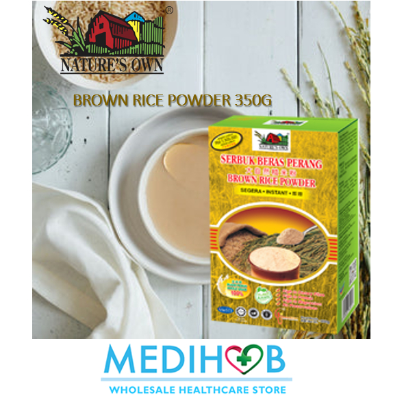 NATURE'S OWN Brown Rice Powder Instant (350g) EXP10/2025 | Shopee Singapore