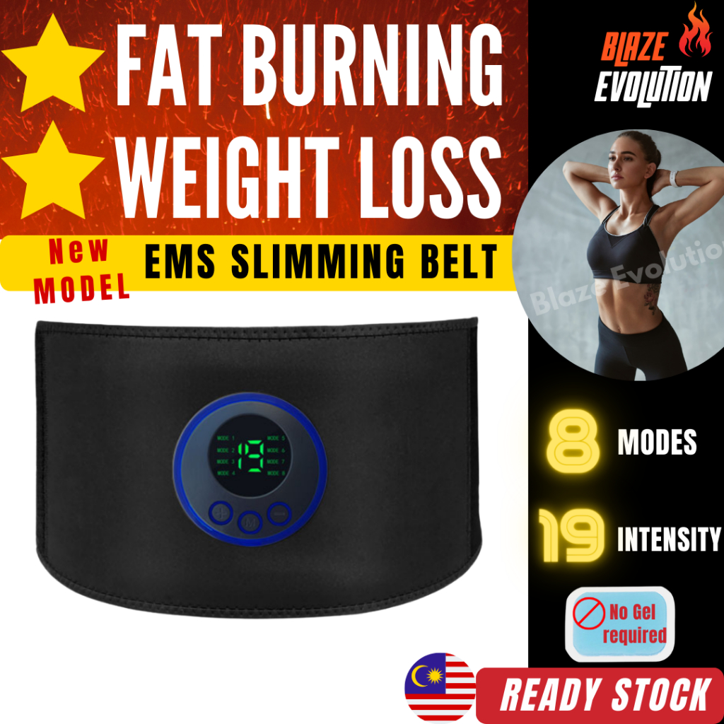 EMS Electrical Slimming Belt EMS Muscle Stimulator Firming Fitness ...