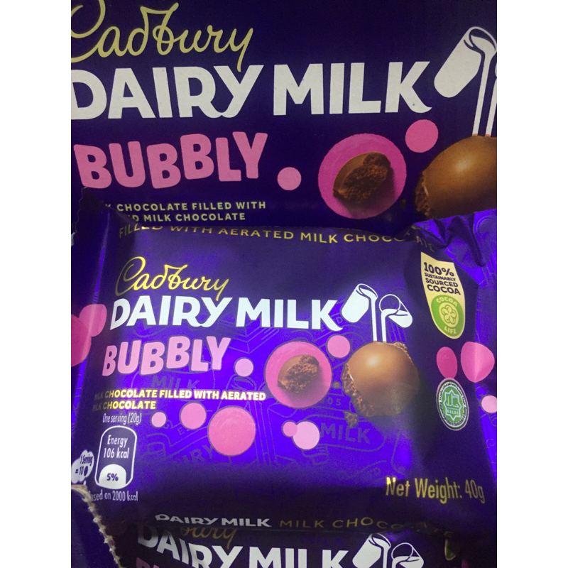 CADBURY DAIRY MILK BUBBLY HALAL 100% | Shopee Singapore