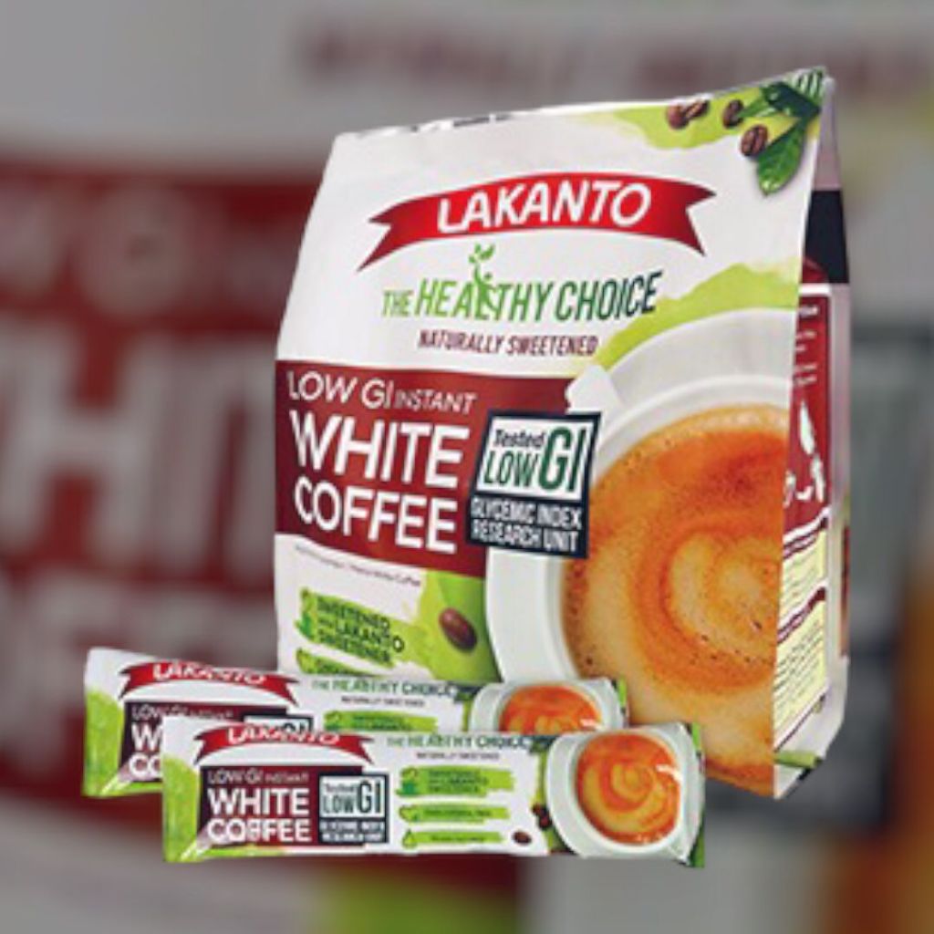 LAKANTO - LOW GI, INSTANT WHITE COFFEE 3in1 COFFEE (32GX12SAC) [HALAL ...