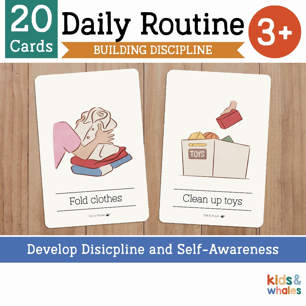 Daily Routine Flash Cards Kad Imbas Rutin Harian PECS Autism Cards ...