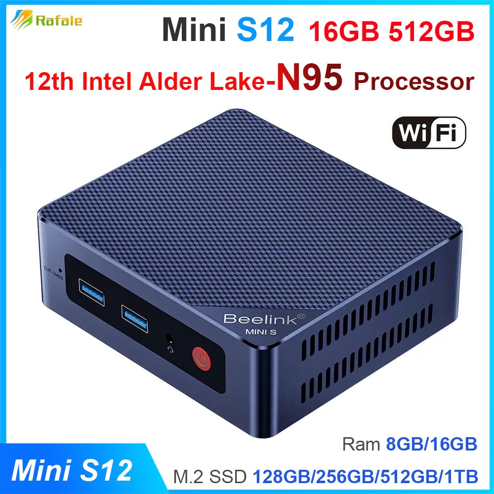 Beelink Mini S12 Intel 12th Gen Mini PC Windows 11 DDR4 8GB 16GB 256G ...