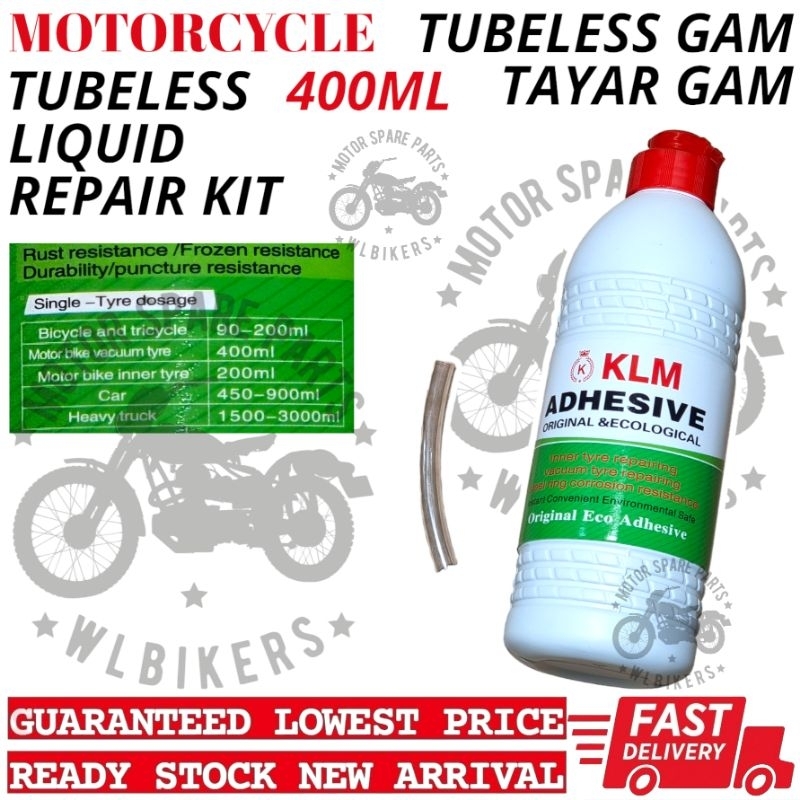 MOTORCYCLES UBAT TAYAR GAM GUM TAYAR TYRE SEAL SEALANT 400ML 500ML ...