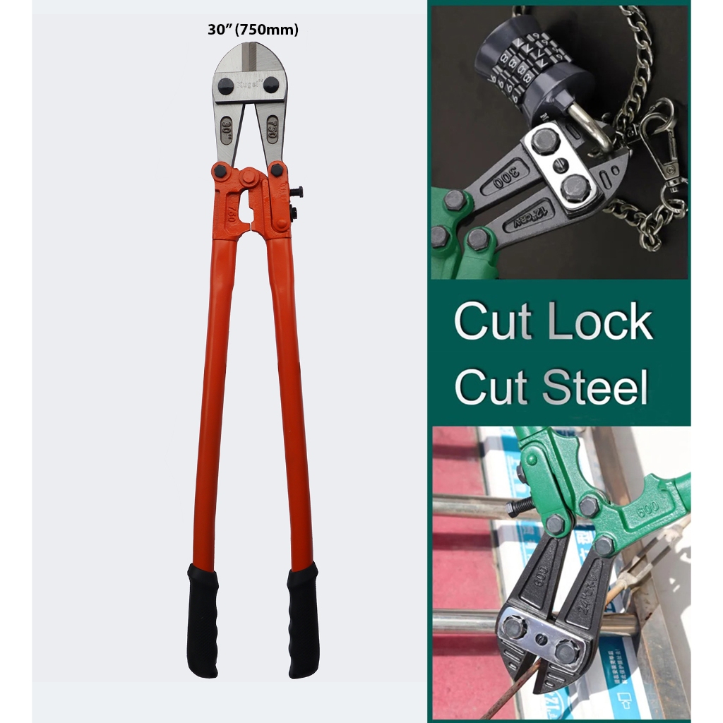 Heavy Duty Bolt Cutter Steel Wire Cutter Lock Chain Cutter Rebar Steel ...