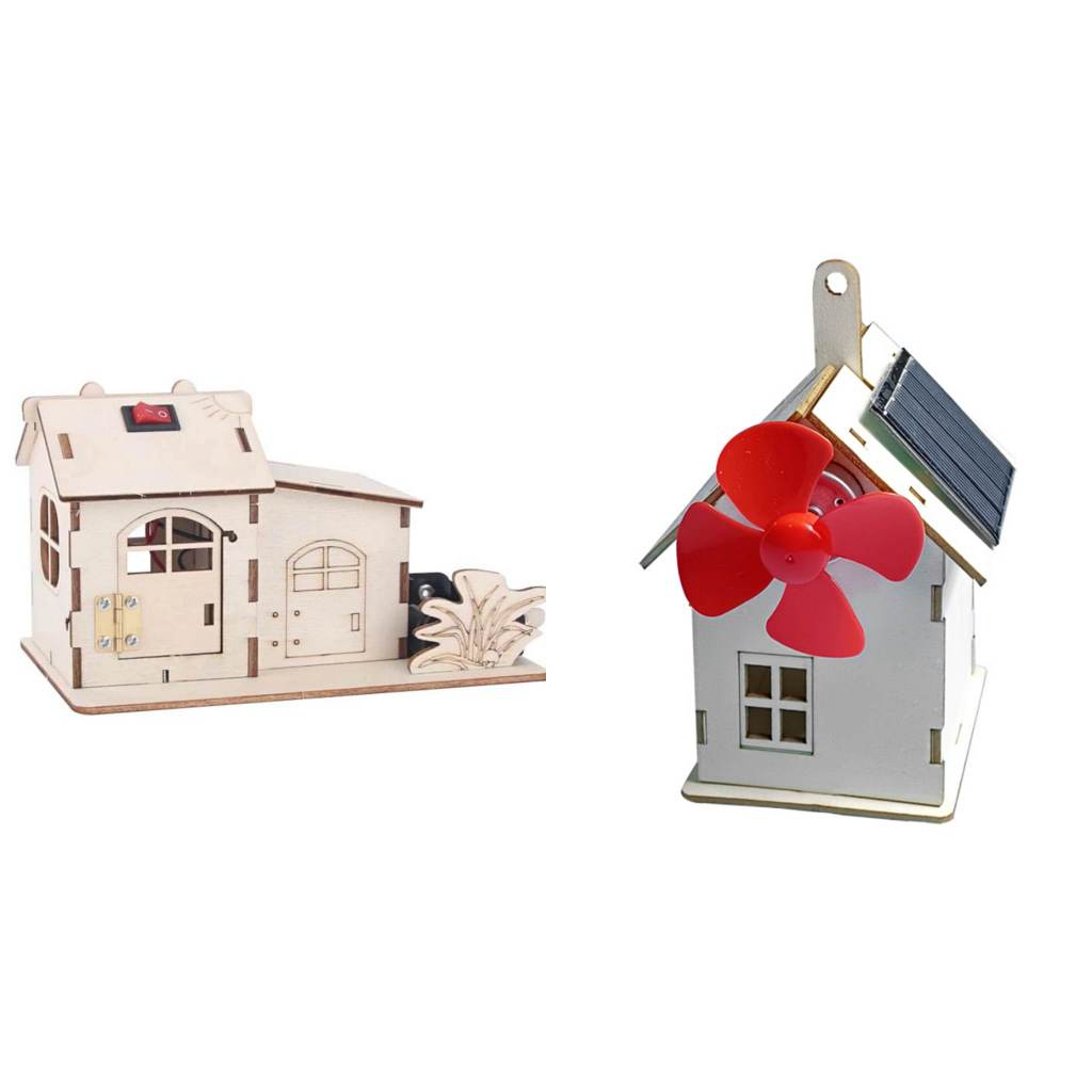 Stock-STEM/STEAM-House with LED Light Batteries RBT Project [Rumah ...