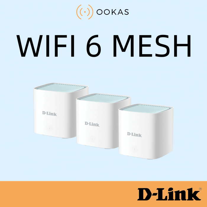 D-Link AX1500 M15 Eagle Pro AI Wireless Wifi 6 Mesh router system with ...