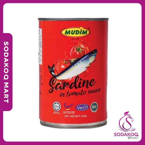 MUDIM Sardin Sos Tomato (425g) | Shopee Singapore