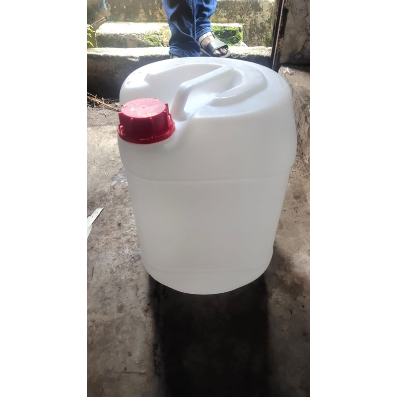 [USED] 25L 25 Liter Jerry Can, Plastic Bottle, HDPE Container, Water Tank, Tong Air Drum, Bekas ...