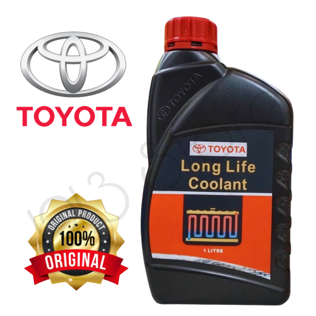 TOYOTA LONG LIFE COOLANT 1L FOR ALL CAR PROTON PERODUA HONDA NISSAN KIA ...