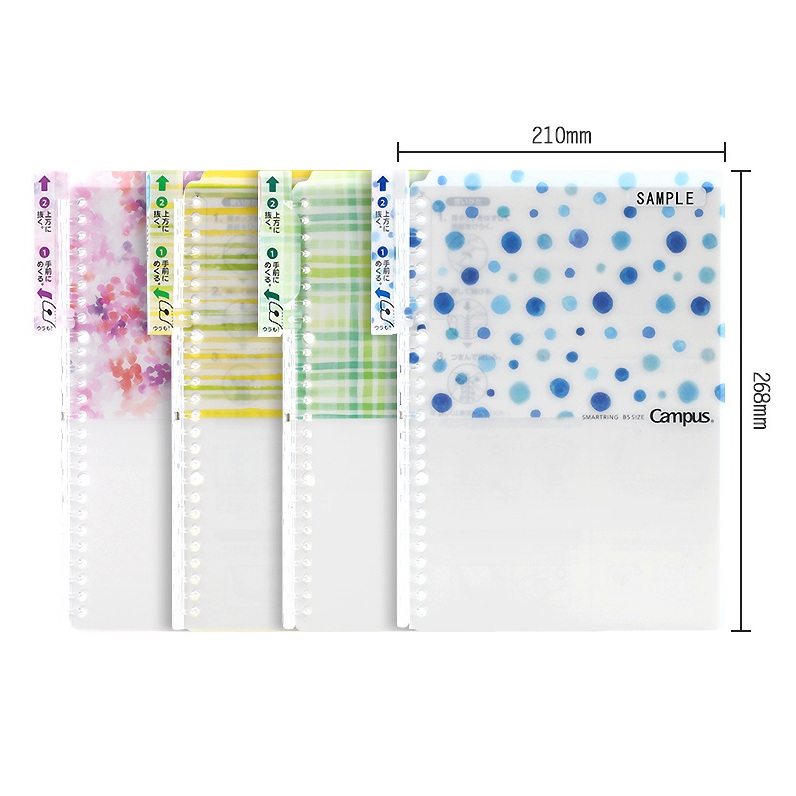 [LIMITED EDITION] KOKUYO SMART RING 360 DEGREE FOLDABLE BINDER NOTEBOOK ...