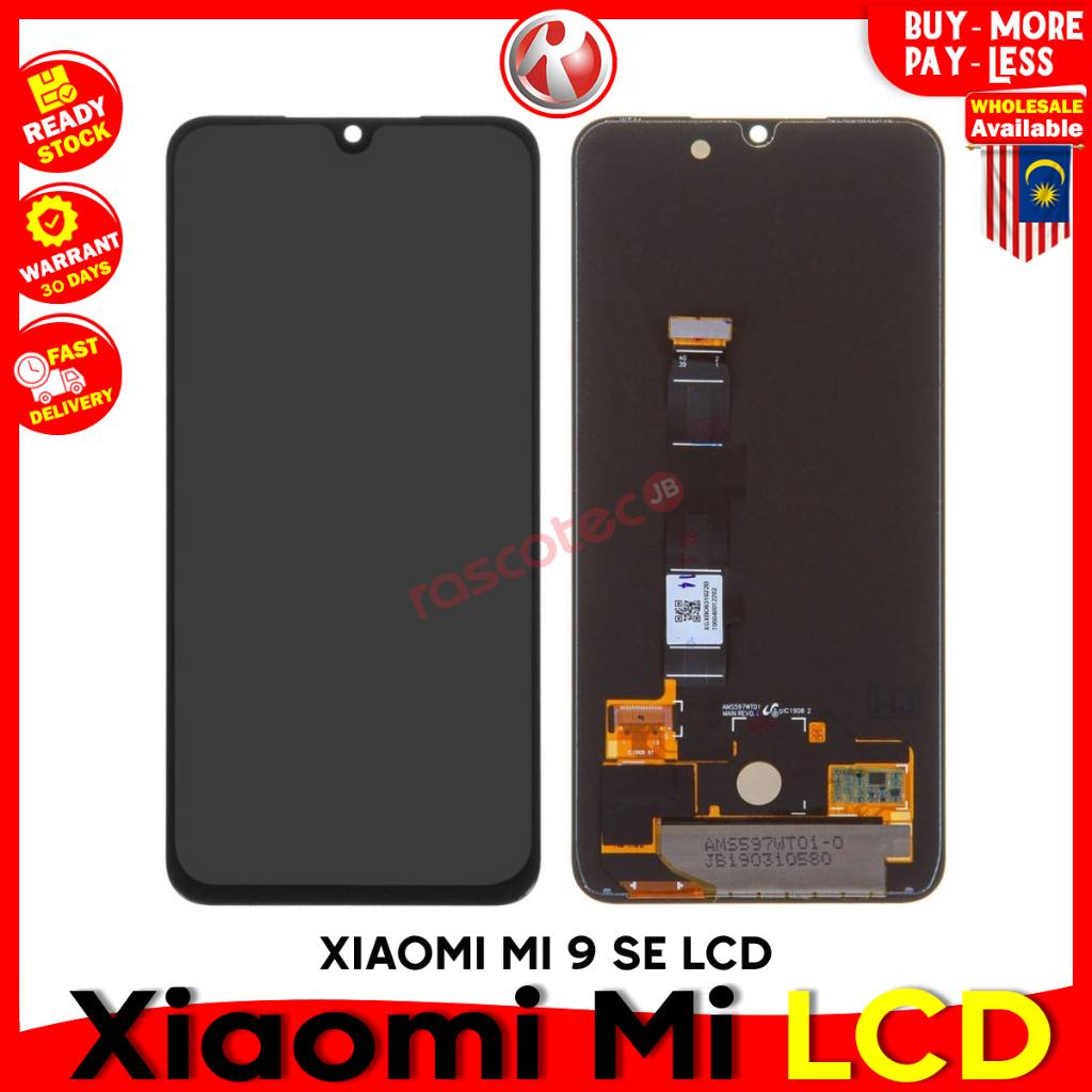 XIAOMI MI 9 SE / MI9 SE / mi M1903F2G MI9SE TFT LCD Touch Screen Digitizer Display Replacement ...