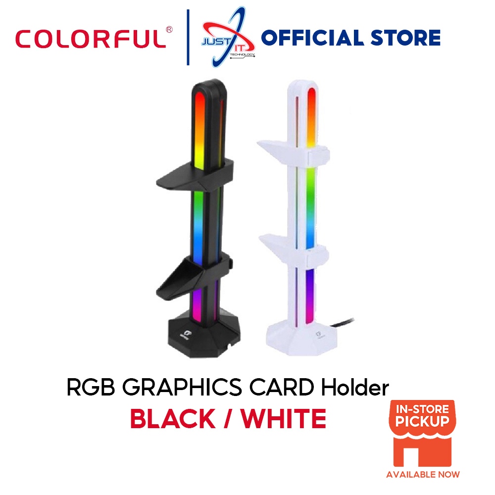 COLORFUL IGAME RGB GPU Holder ( Black / White ) | Shopee Singapore
