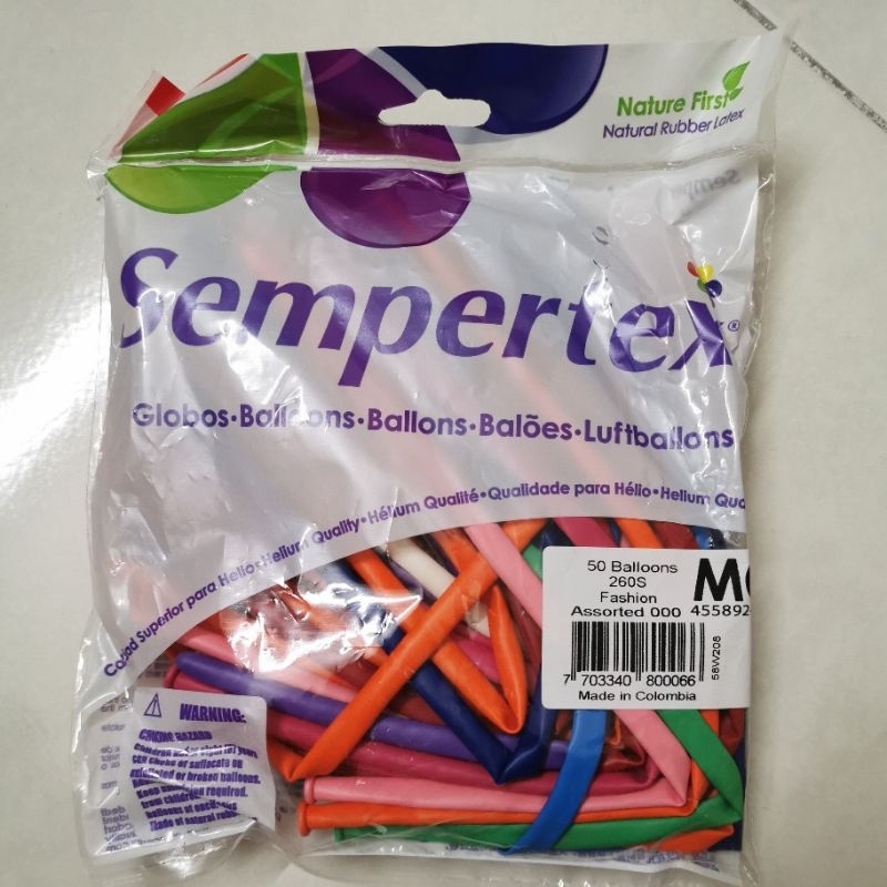 50pcs Pack 260 Balloon Premium Quality Sempertex Latex Modelling ...