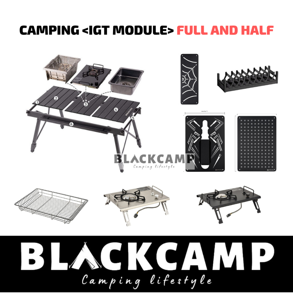 Camping IGT Table Module Half Module Full Module Basin Top Plate Dish ...