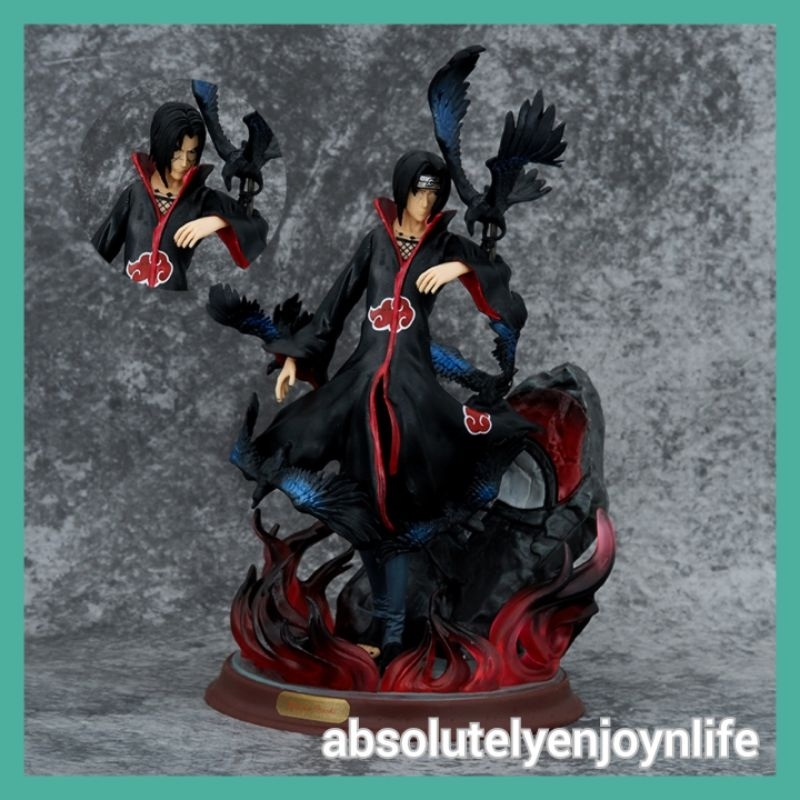 Crow Itachi Naruto Uchiha Itachi two-headed figure | Shopee Singapore