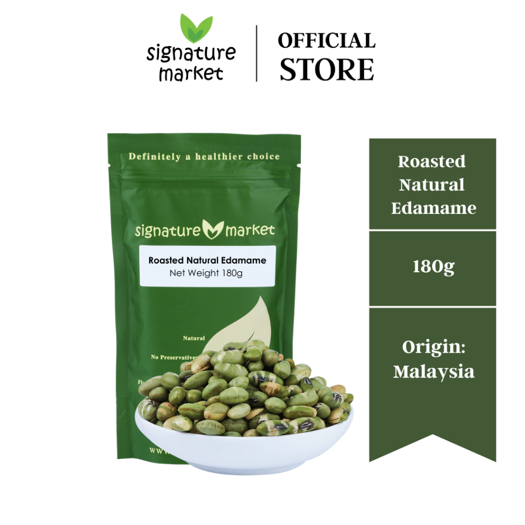 Signature Market Roasted Natural Edamame (180g) | Shopee Singapore