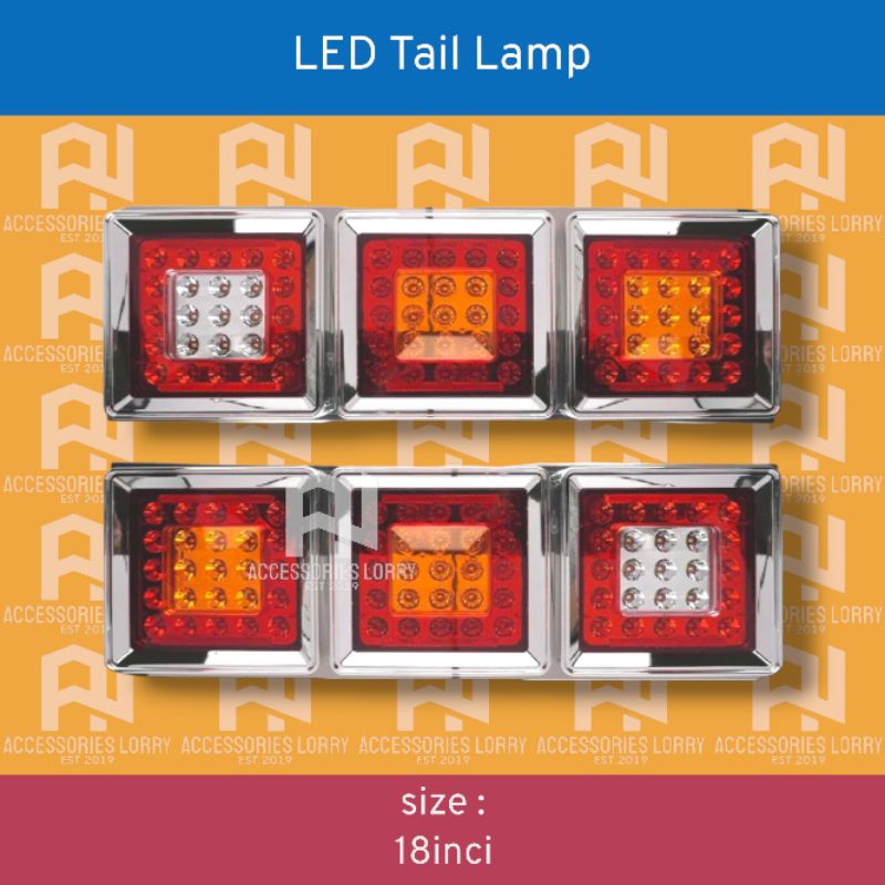 LED Tail Lamp 24v Reverse | Shopee Singapore