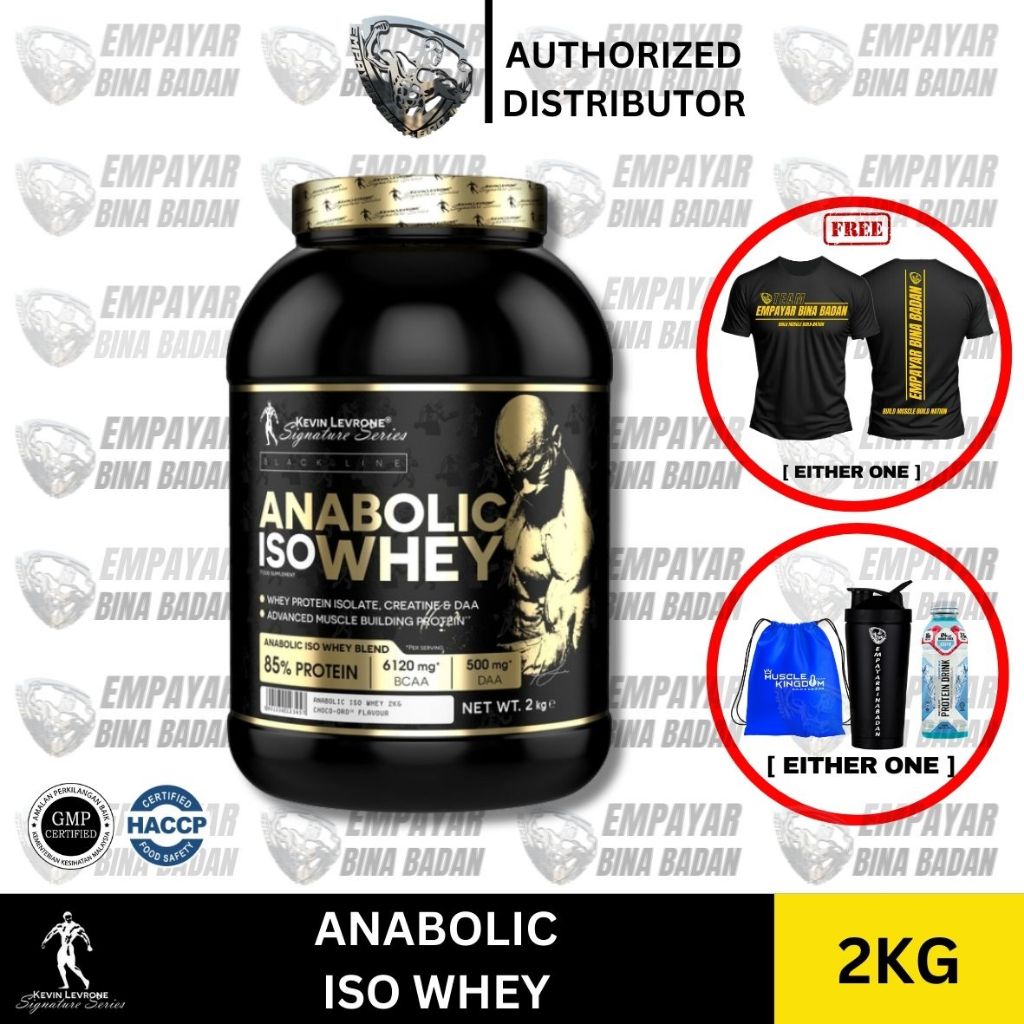 Kevin Levrone Anabolic Iso Whey 25.5g Protein Whey Isolate Protein (2kg ...