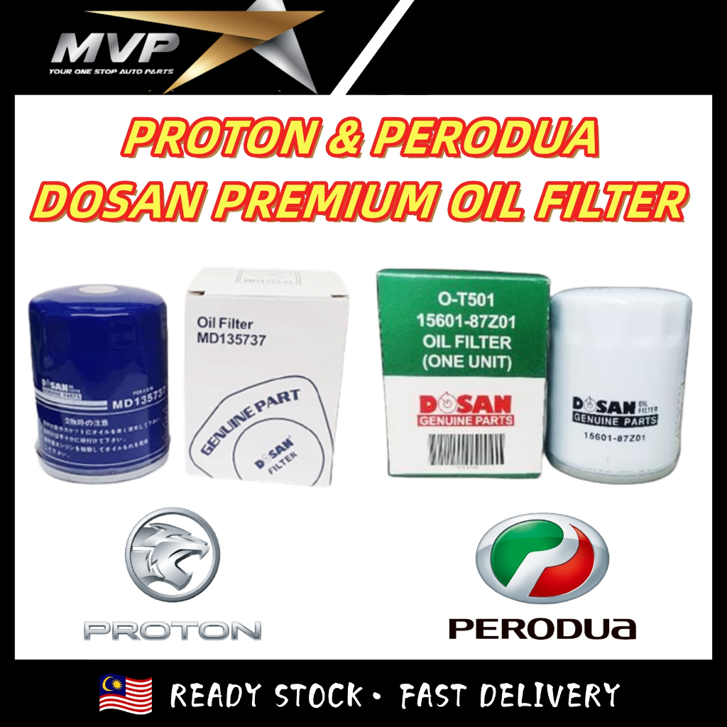 Dosan Proton Perodua Oil Filter For Proton Saga Wira Satria Persona ...