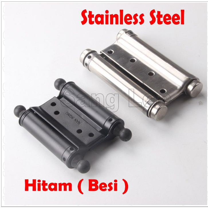 Stainless Steel Cowboy Hinges (2PCS) Cowboy Door Double Action Spring ...