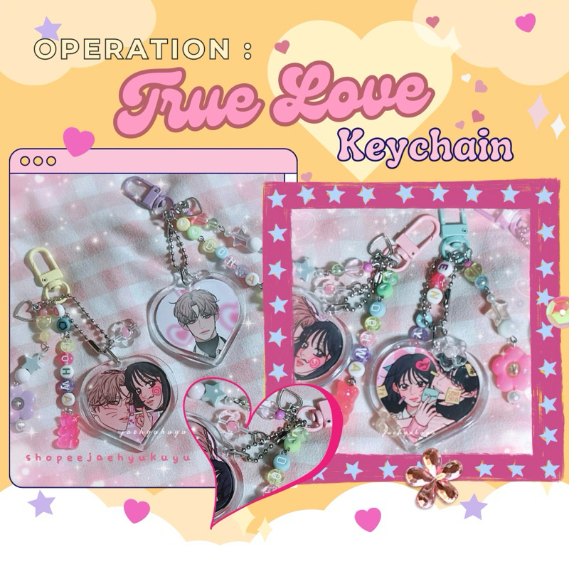 [New] Webtoon Operation : True Love Go Eun-Hyuk Baek Dohwa Keychain ...