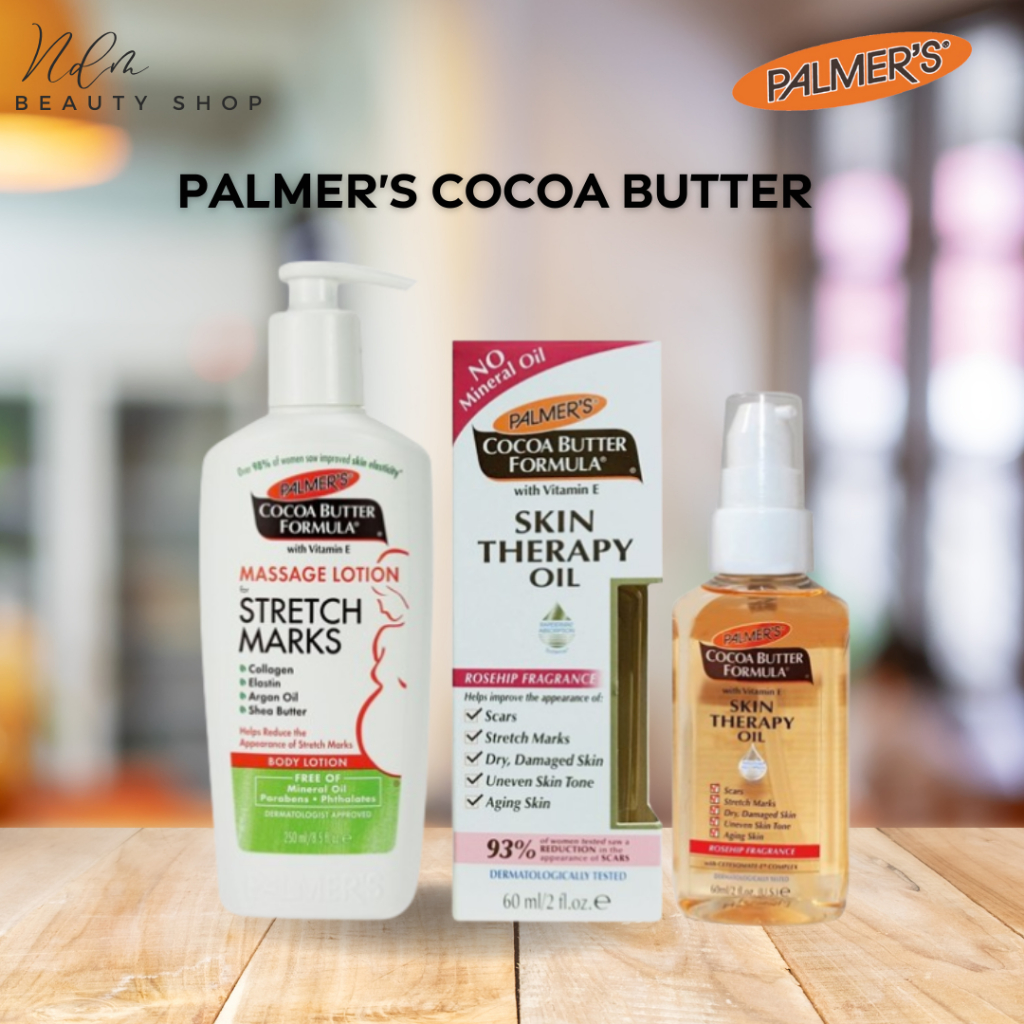 Palmer's Cocoa Butter Formula Skin Therapy Oil 60ml / Stretch Marks Massage lotion 250ml ...