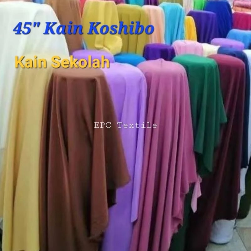 EPC 45" & 60" Kain Heavy Peach Koshibo (Brand Fuji Tex) (Uniform ...