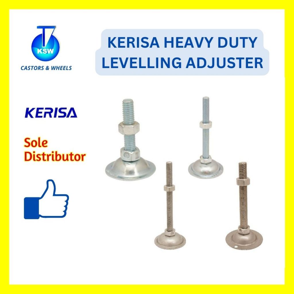 KERISA HEAVY DUTY LEVELING ADJUSTER STAND METAL BASE GI FLOOR LEVELING ...