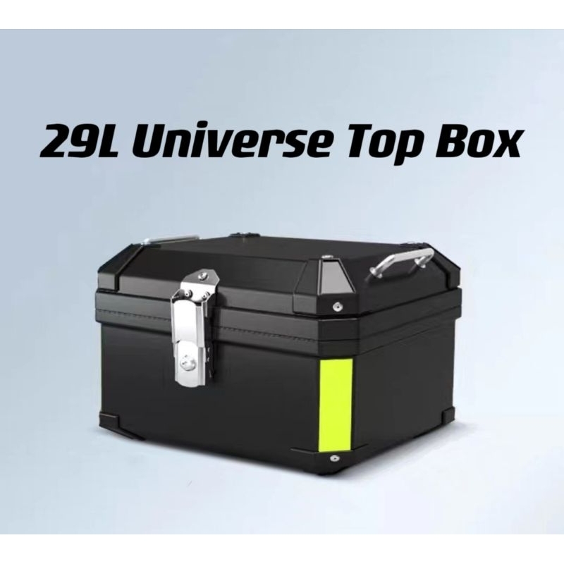 29L Motorcycle Top Box ABS Universal Motorcycle Storage Top Box ...
