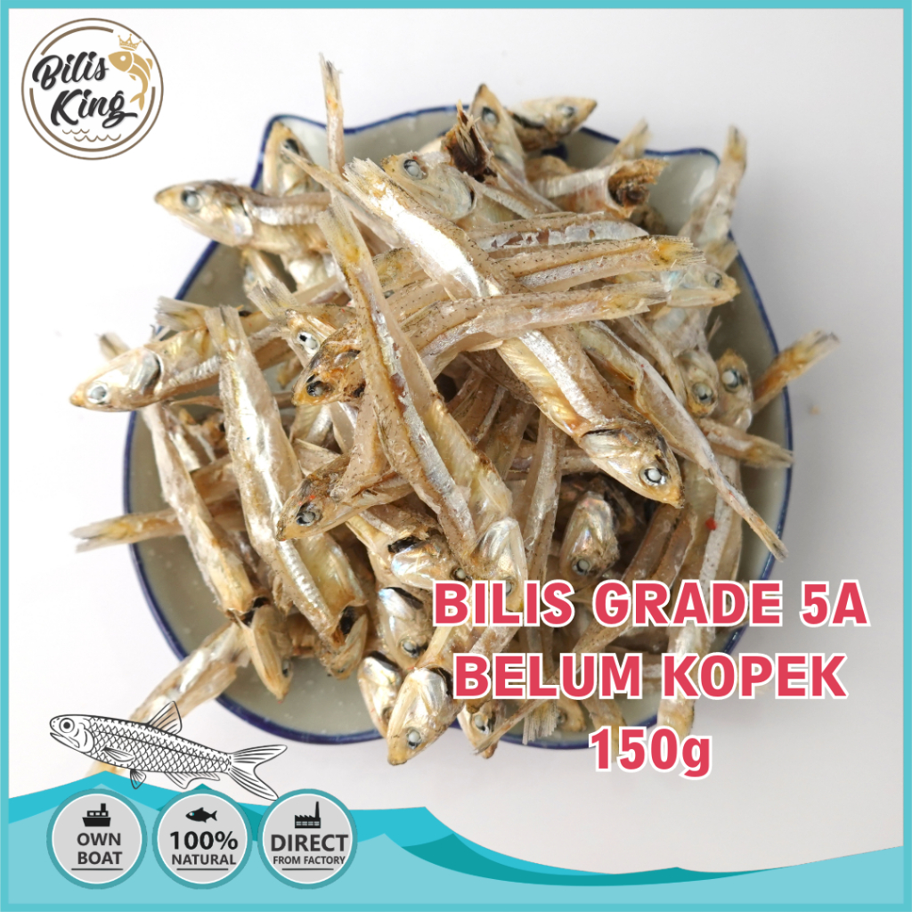 Bilis King Ikan Bilis Mata Biru Gred Premium 5AL/PEPAK 150g (Belum ...