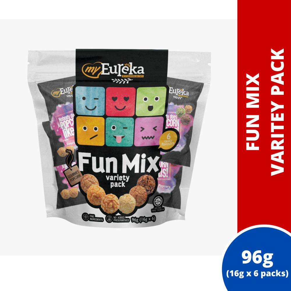 Eureka Fun Mix Variety Pack Assorted Flavours (16g x 6 Packs) | Shopee ...